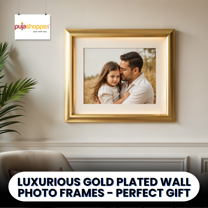 Luxurious Gold Plated Wall Photo Frames - Perfect Gift – PujaShoppe