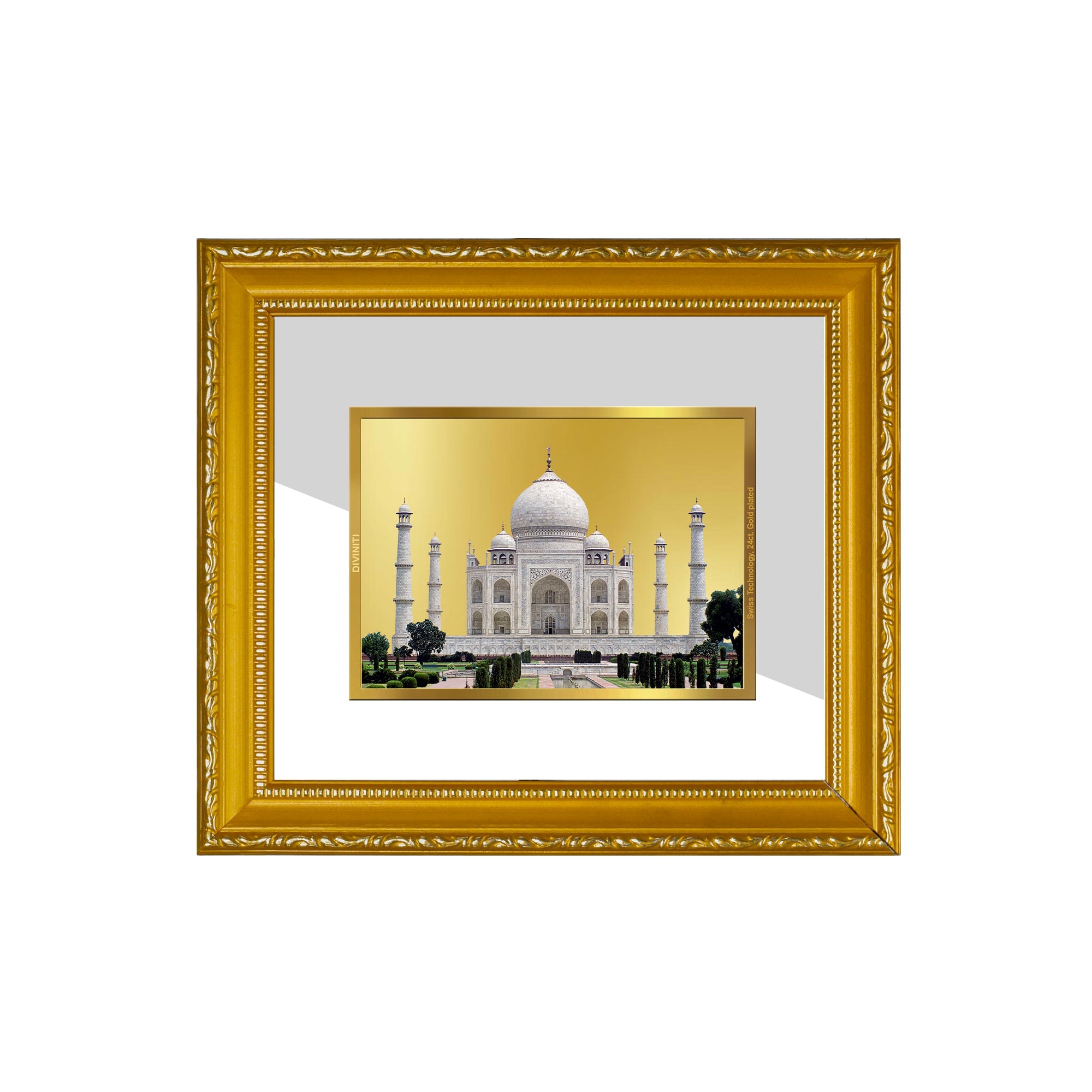 DIVINITI Taj Mahal Gold Plated Wall Photo Frame| DG Frame 101 SIZE 1 W ...