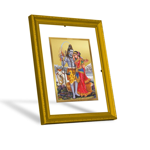 Diviniti 24K Gold Plated Shiva Parvati Photo Frame For Home Decor, Wal ...
