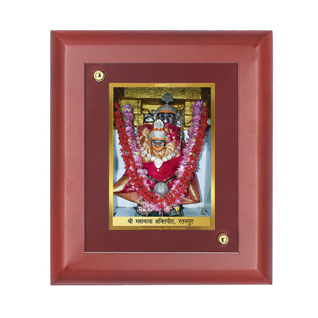 Diviniti 24K Gold Plated Mahamaya Shaktipeeth Photo Frame For Home Dec ...