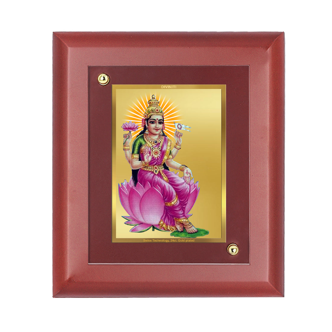 24K Gold Plated Goddess Lakshmi Photo Frame – PujaShoppe