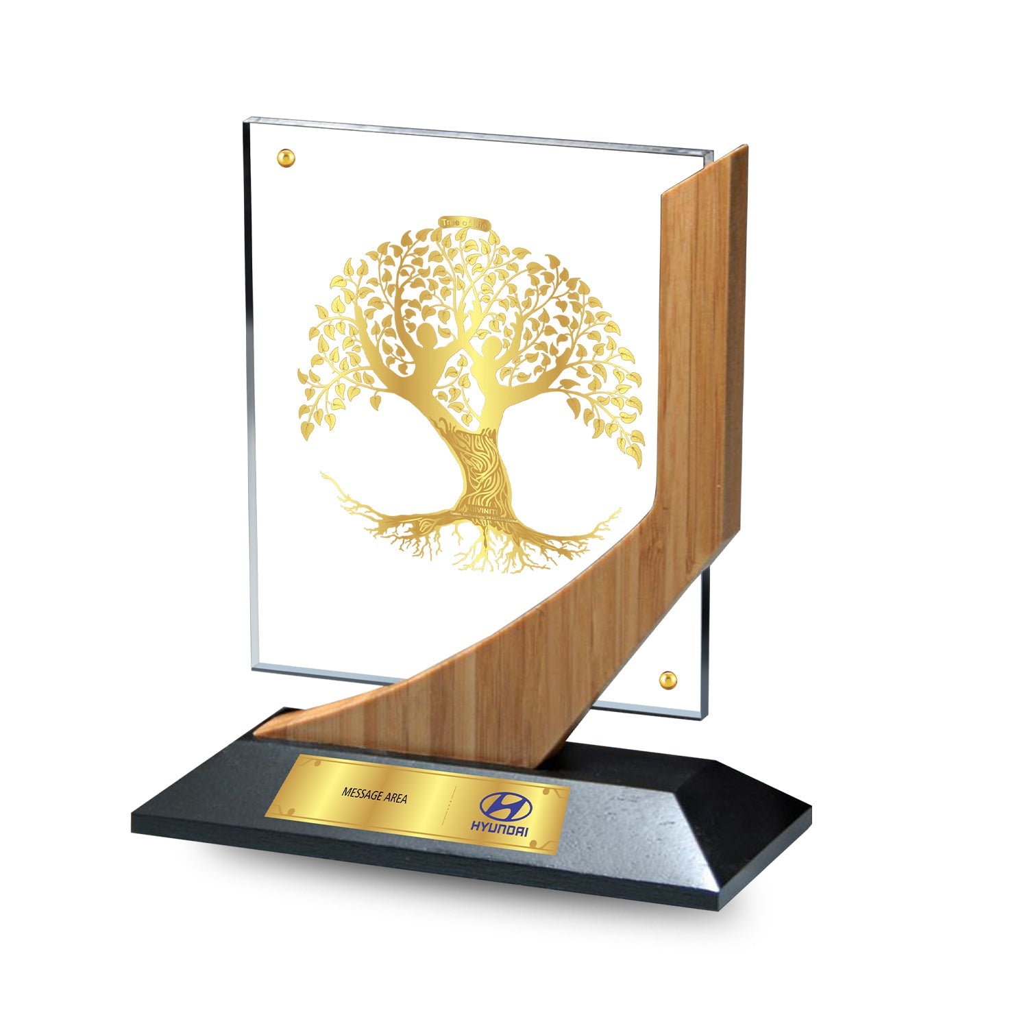 24K Gold Plated Tree of Life Memento - Luxury Wedding Gift – PujaShoppe