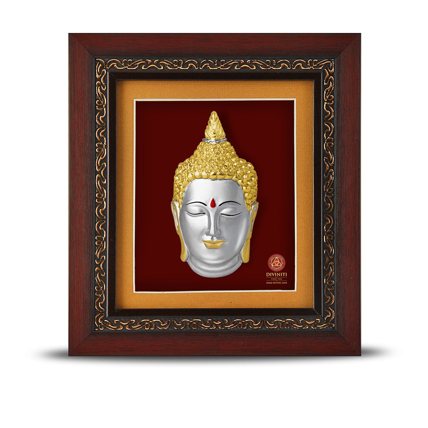 Customized 3D Memento With Silver Buddha – PujaShoppe