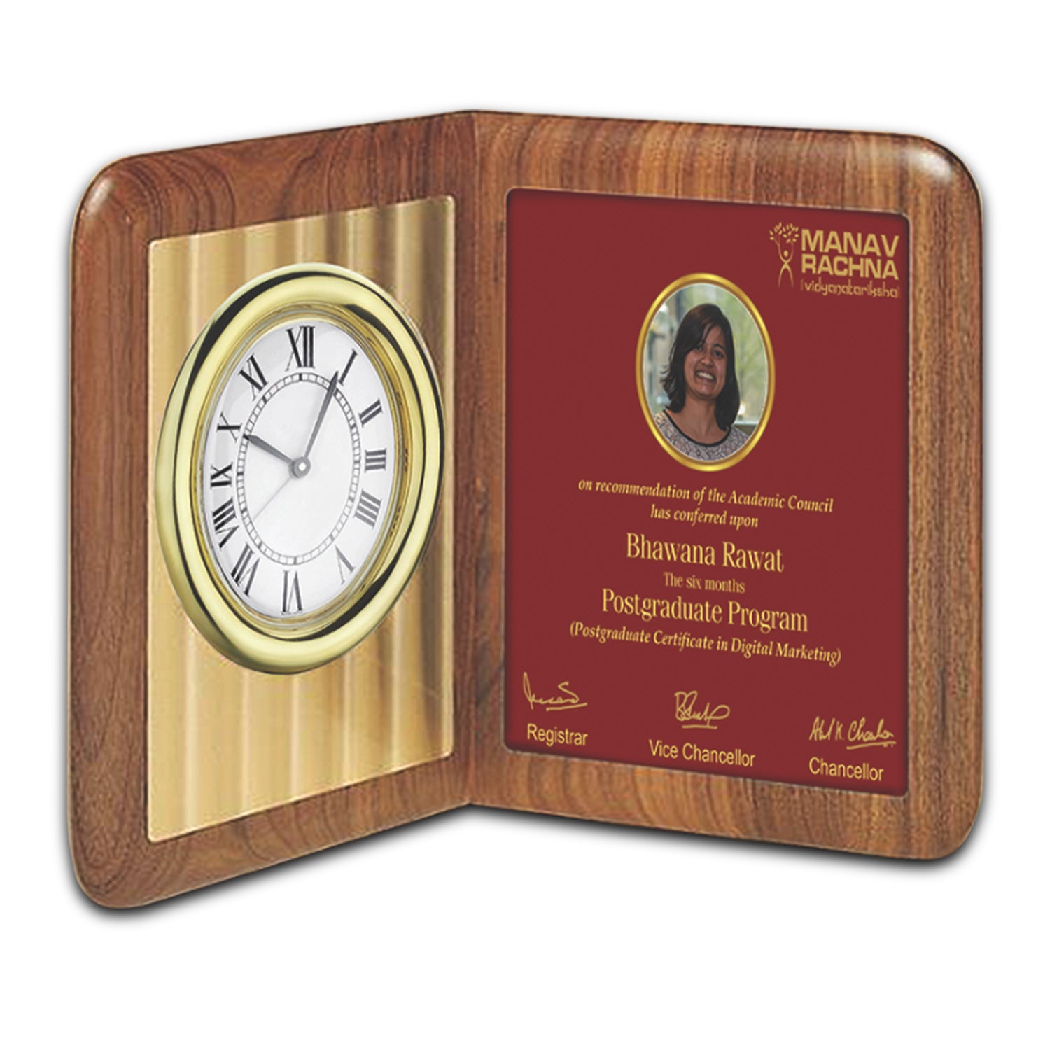 MDF Memento with Watch - Custom Corporate Gifts – PujaShoppe