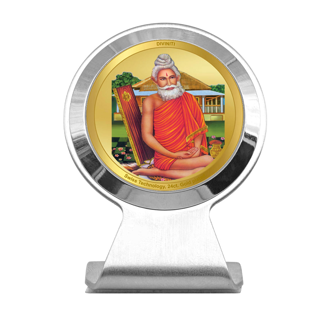 Diviniti 24K Gold Plated Baba Lokenath Frame For Car Dashboard, Home D ...